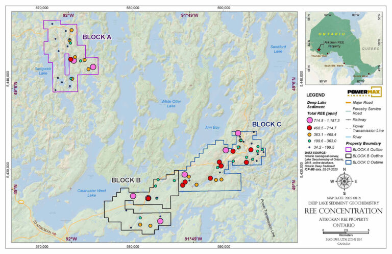 Atikokan (Ontario) - Powermax Minerals